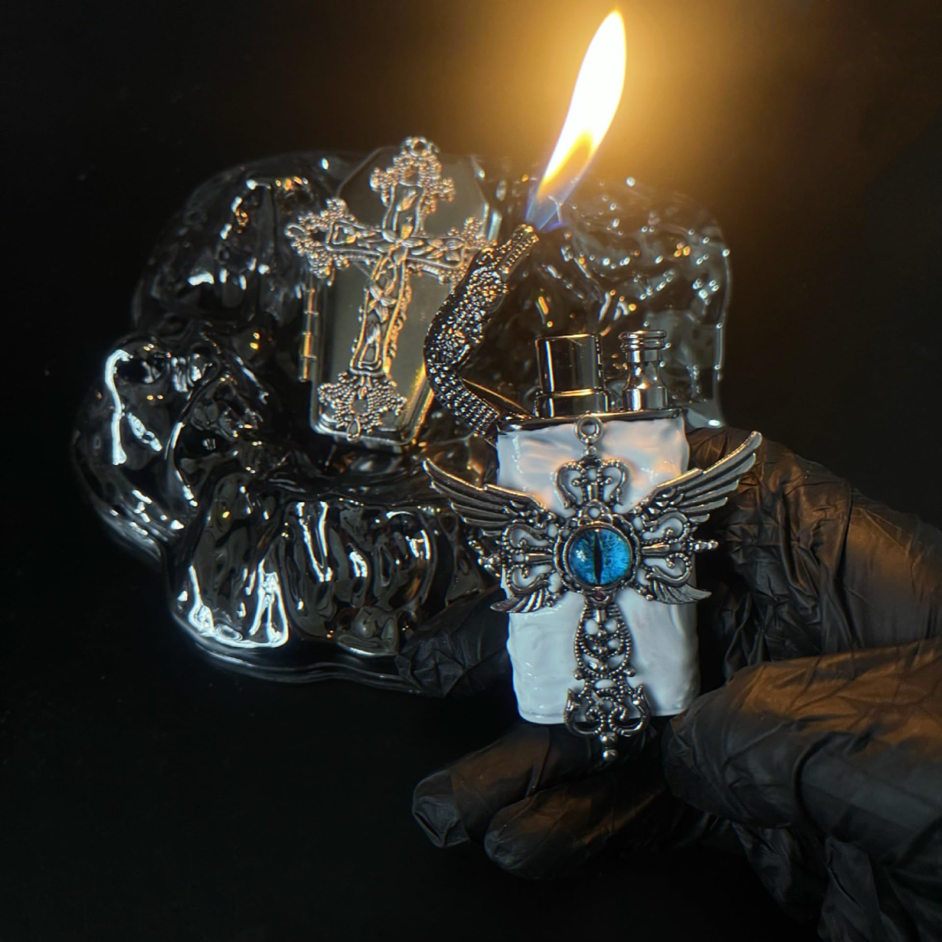 Handcrafted Metal Dual Flame Torch Lighter – wellpowerx